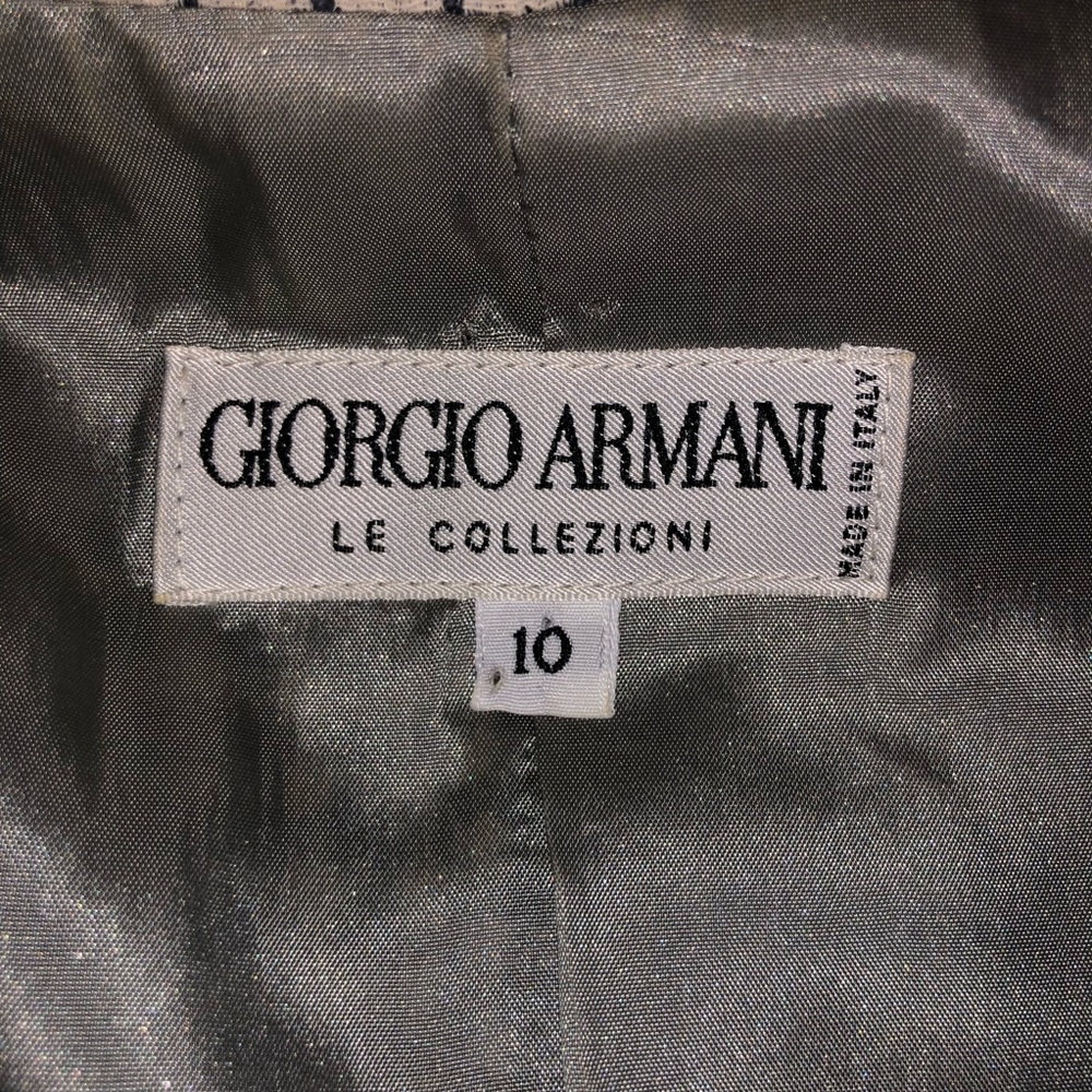Giorgio Armani Le Collezioni 10 Moto Jacket Gray - Gem
